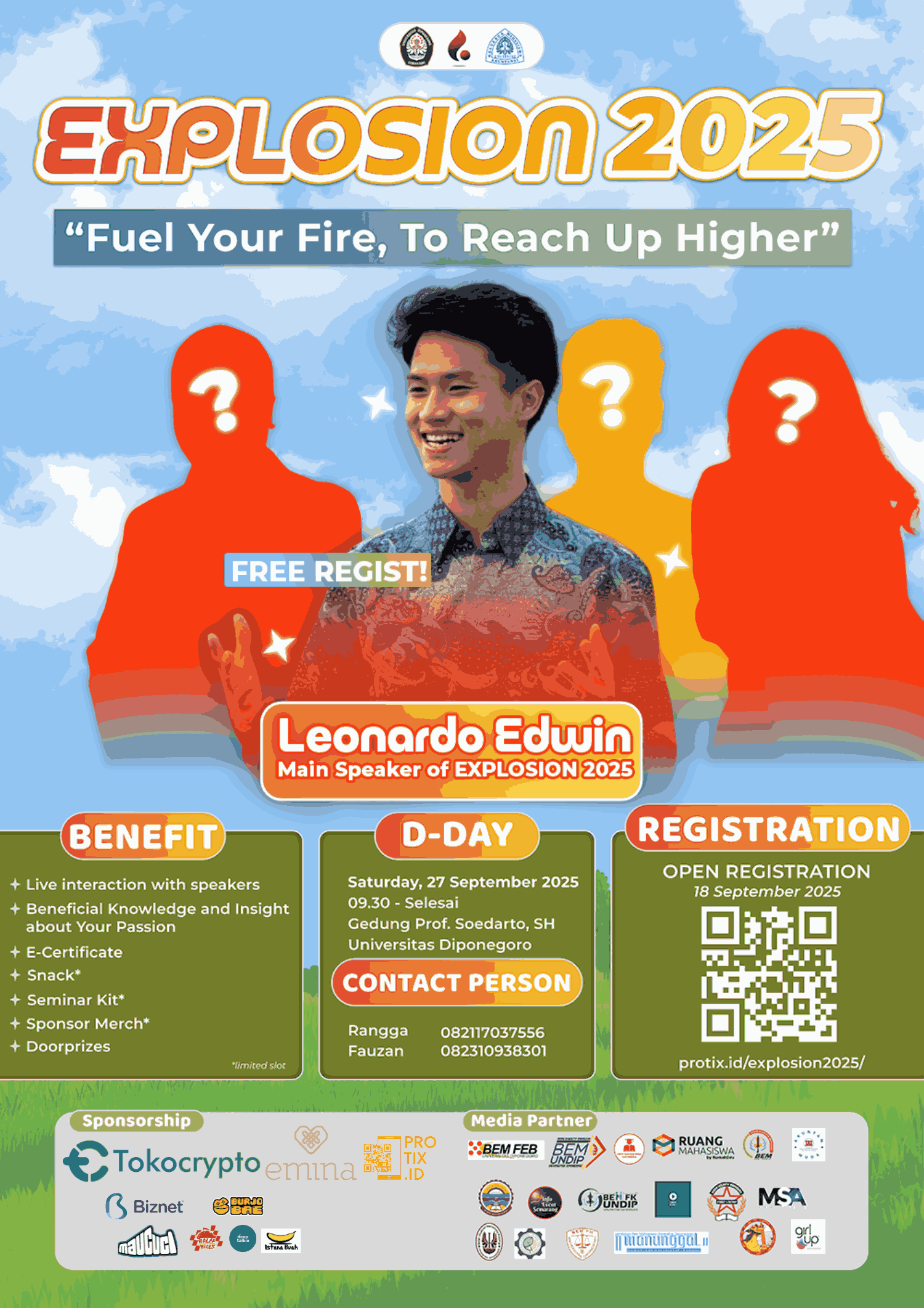 EXPLOSION 2025 ANNOUNCEMENT SPEAKER - Event Ruang Mahasiswa