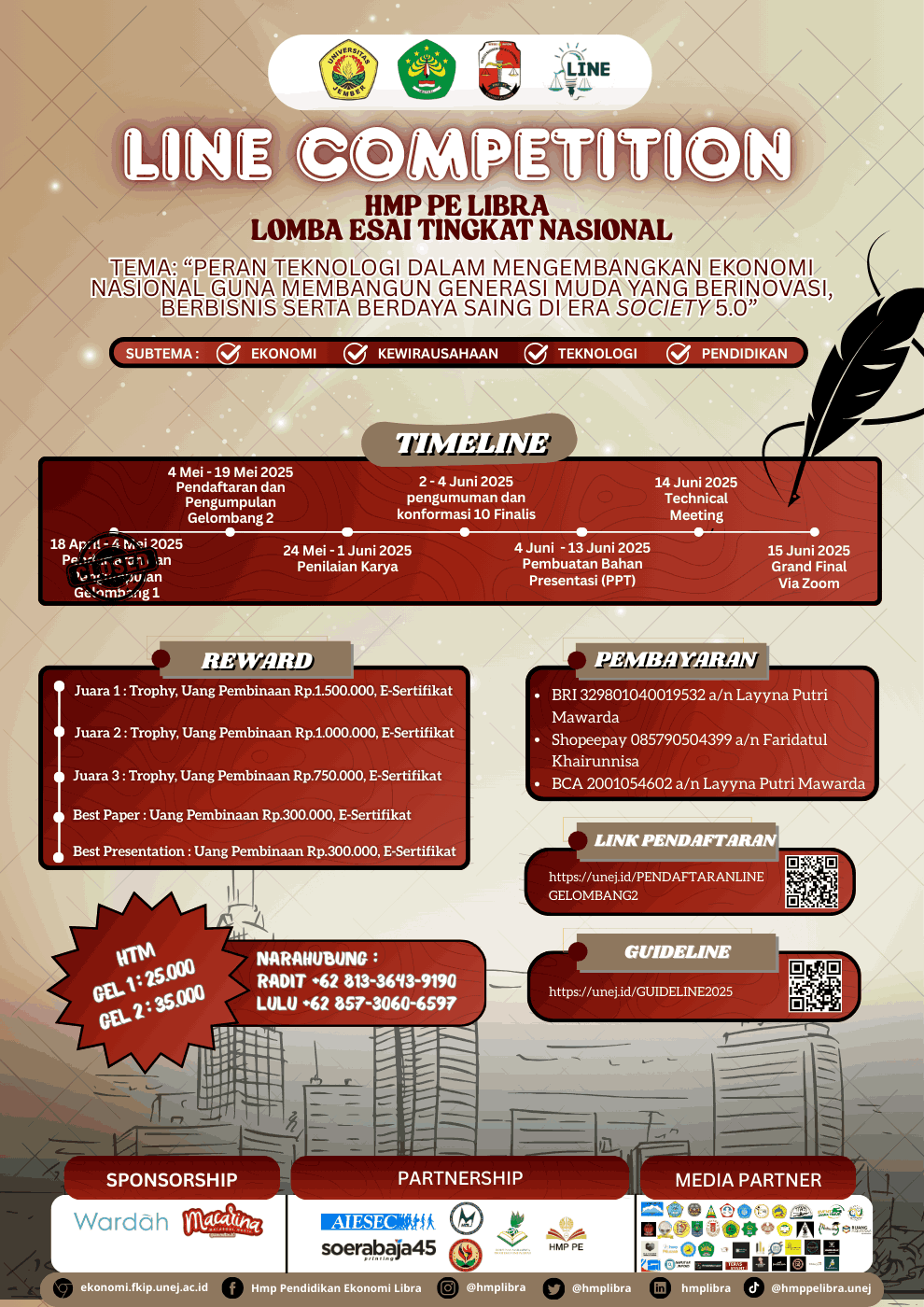 Libra's National Essay Competition (LINE 2025) - Event Ruang Mahasiswa