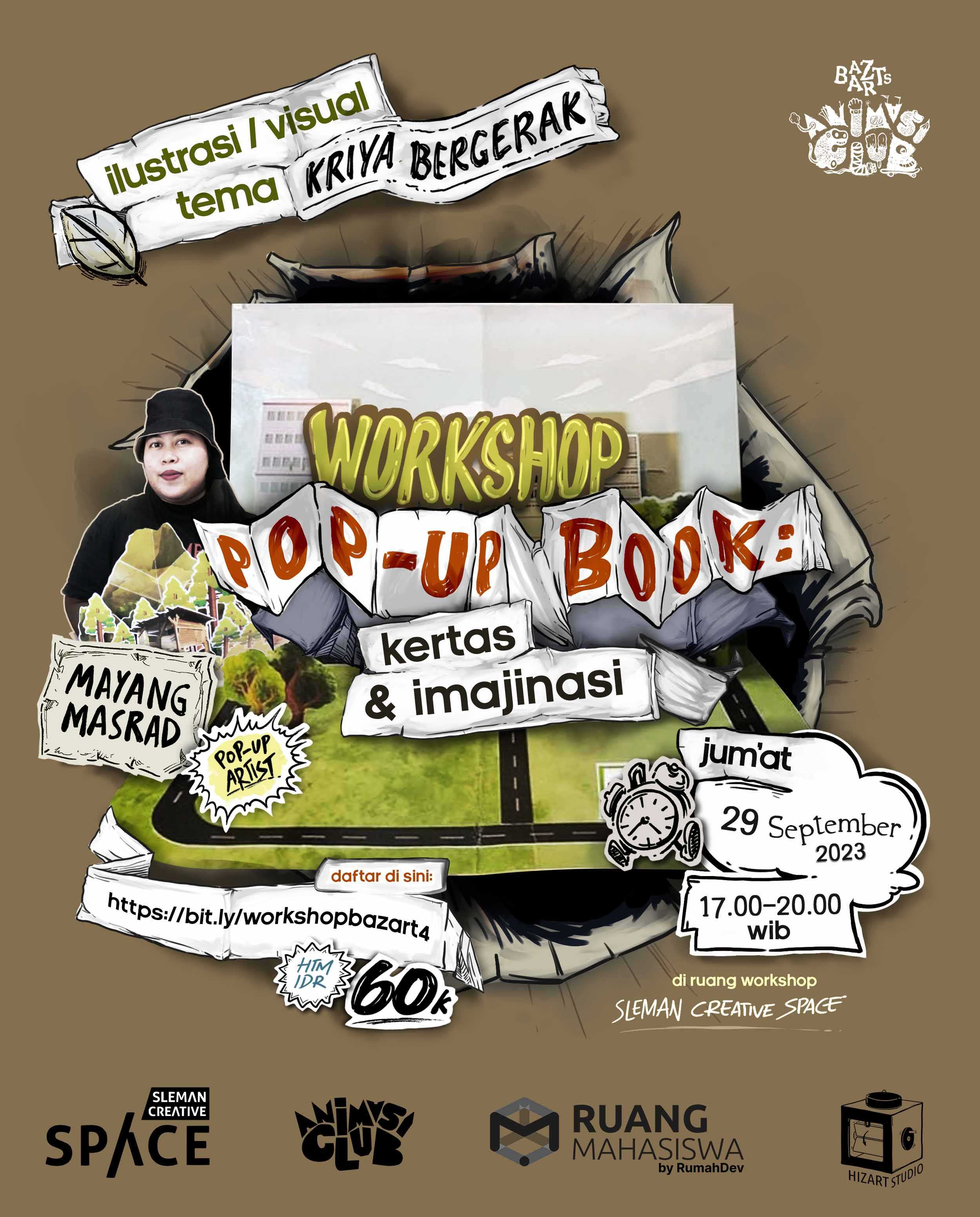 Workshop Pop-Up Book “Kertas dan Imajinasi” - Event Ruang Mahasiswa